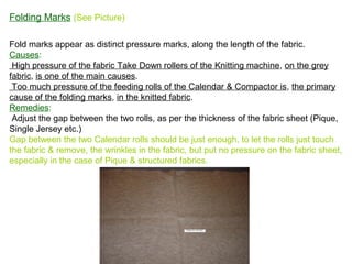 Fault of knitted fabrics | PPT