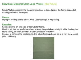 Fault of knitted fabrics | PPT