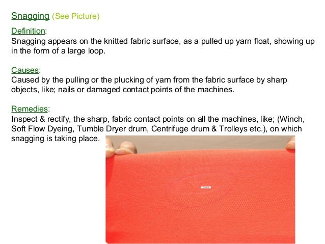 Fault Of Knitted Fabrics 