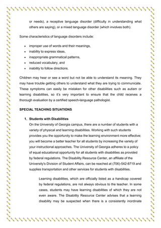 Problems faced in spoken english among learning disabilities students | PDF
