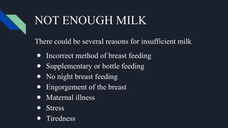 PROBLEMS IN BREAST FEEDING 03......pptx