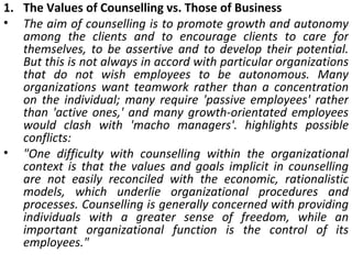 Problems in counseling | PPT