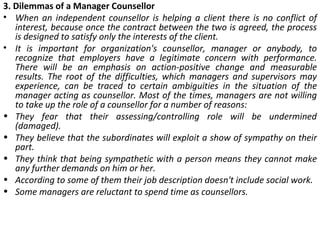 Problems in counseling | PPT