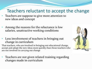 Problems in curriculum implementation | PPTX