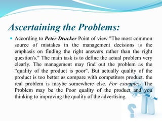 Problems in Decision Making | PPTX