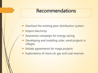 Problems in development of pakistan | PPTX