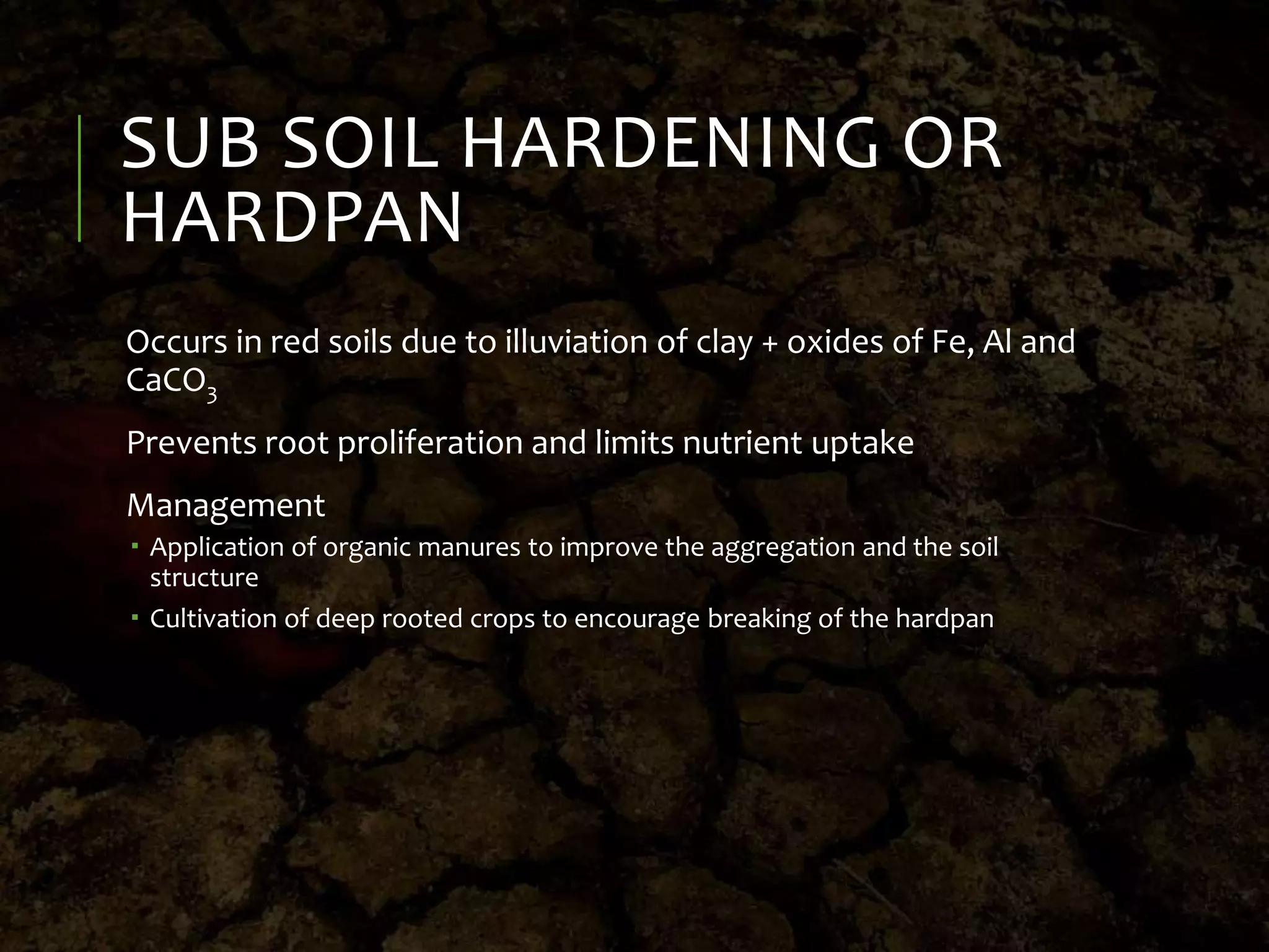 Problems in forest soil and their management | PPT