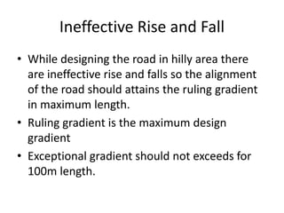 Problems in hilly roads | PPTX