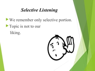 Problems in listening | PPT