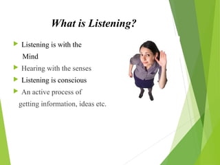 Problems in listening | PPT