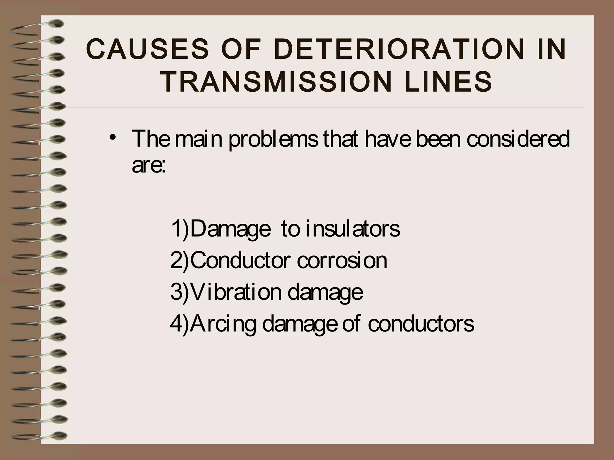 Problems in overhead transmission line | PPT