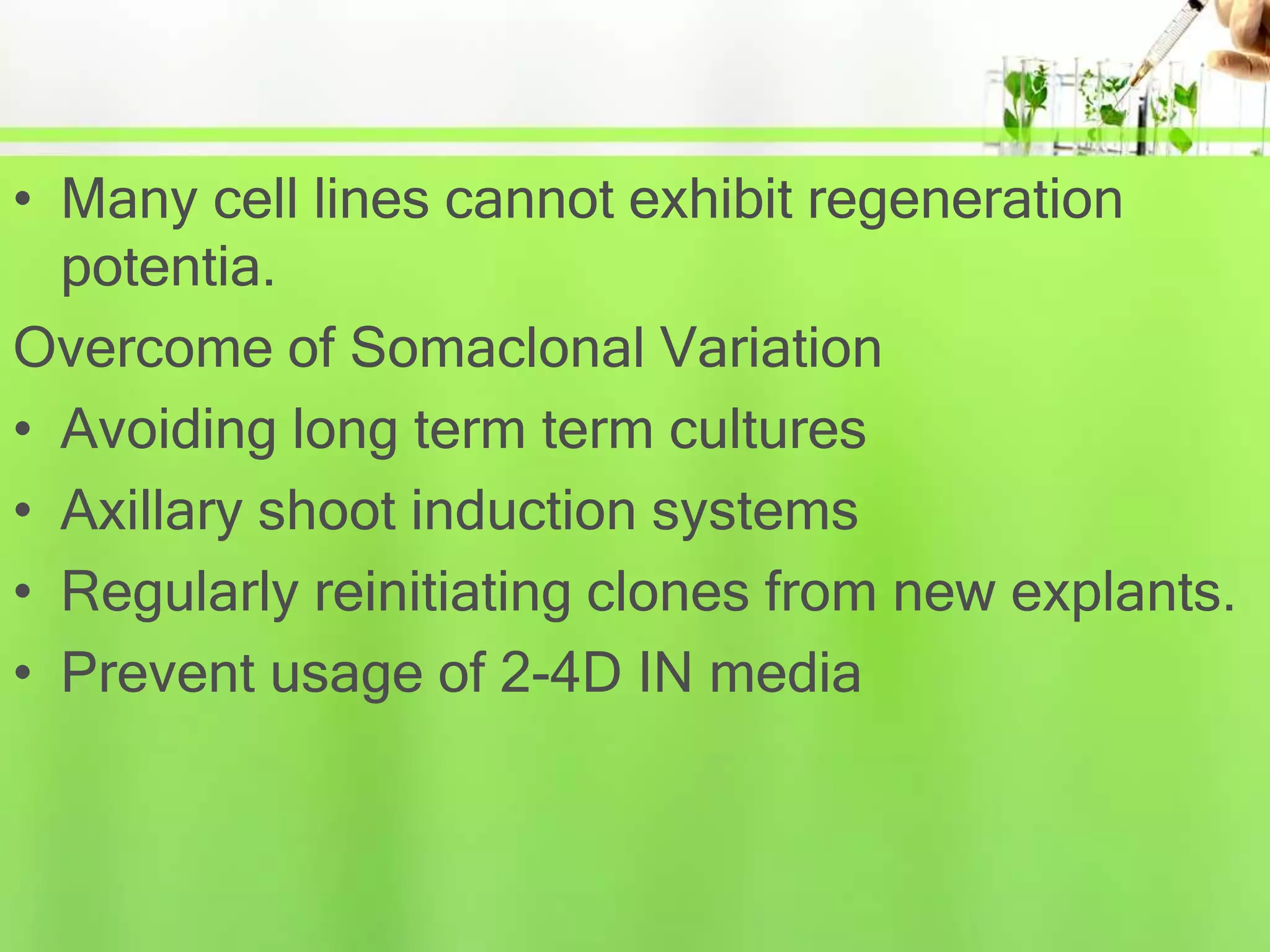 Problems in plant tissue culture | PPTX