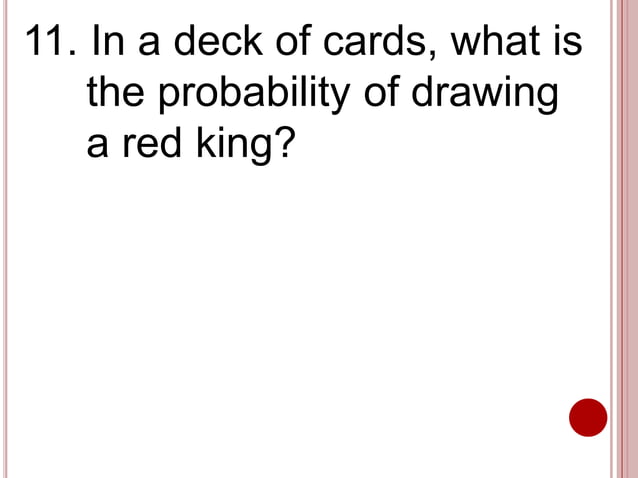 Problems Involving Probabilities of Events (Math 8) | PDF