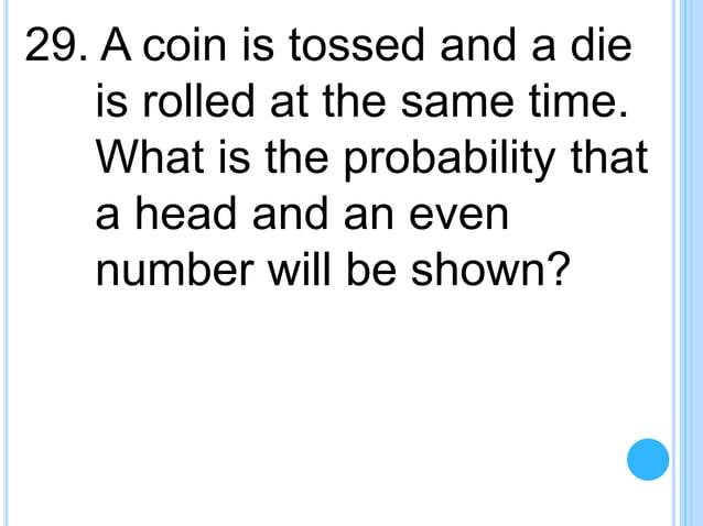 Problems Involving Probabilities of Events (Math 8) | PDF