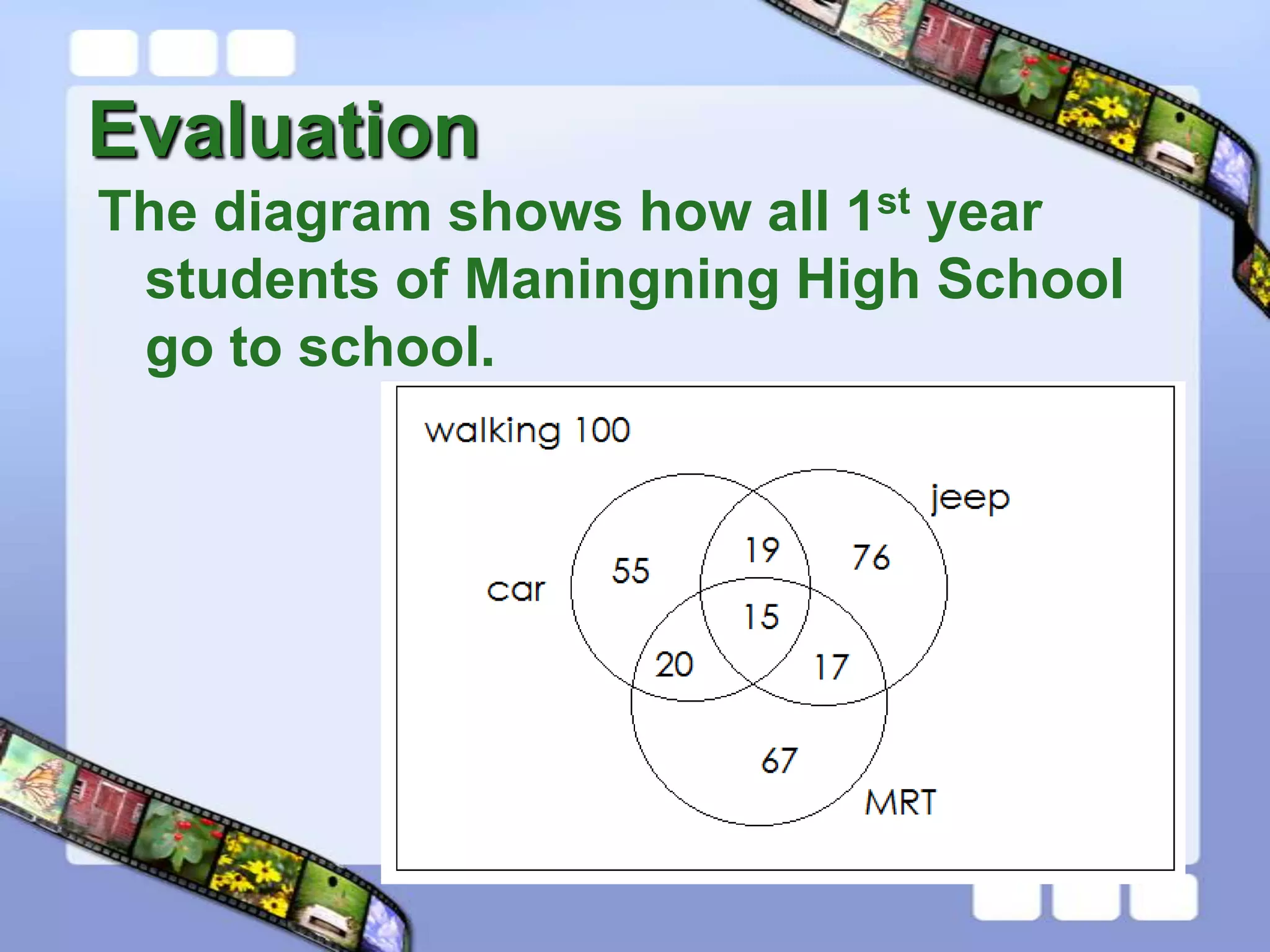 Problems involving sets | PPTX