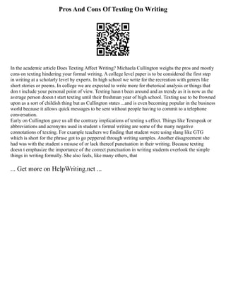 Problems In Writing Research Report - Writing | PDF