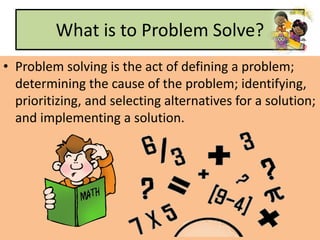 Problem Solving In Mathematics | PDF