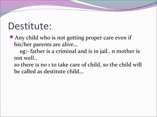 Problems of children | PPT