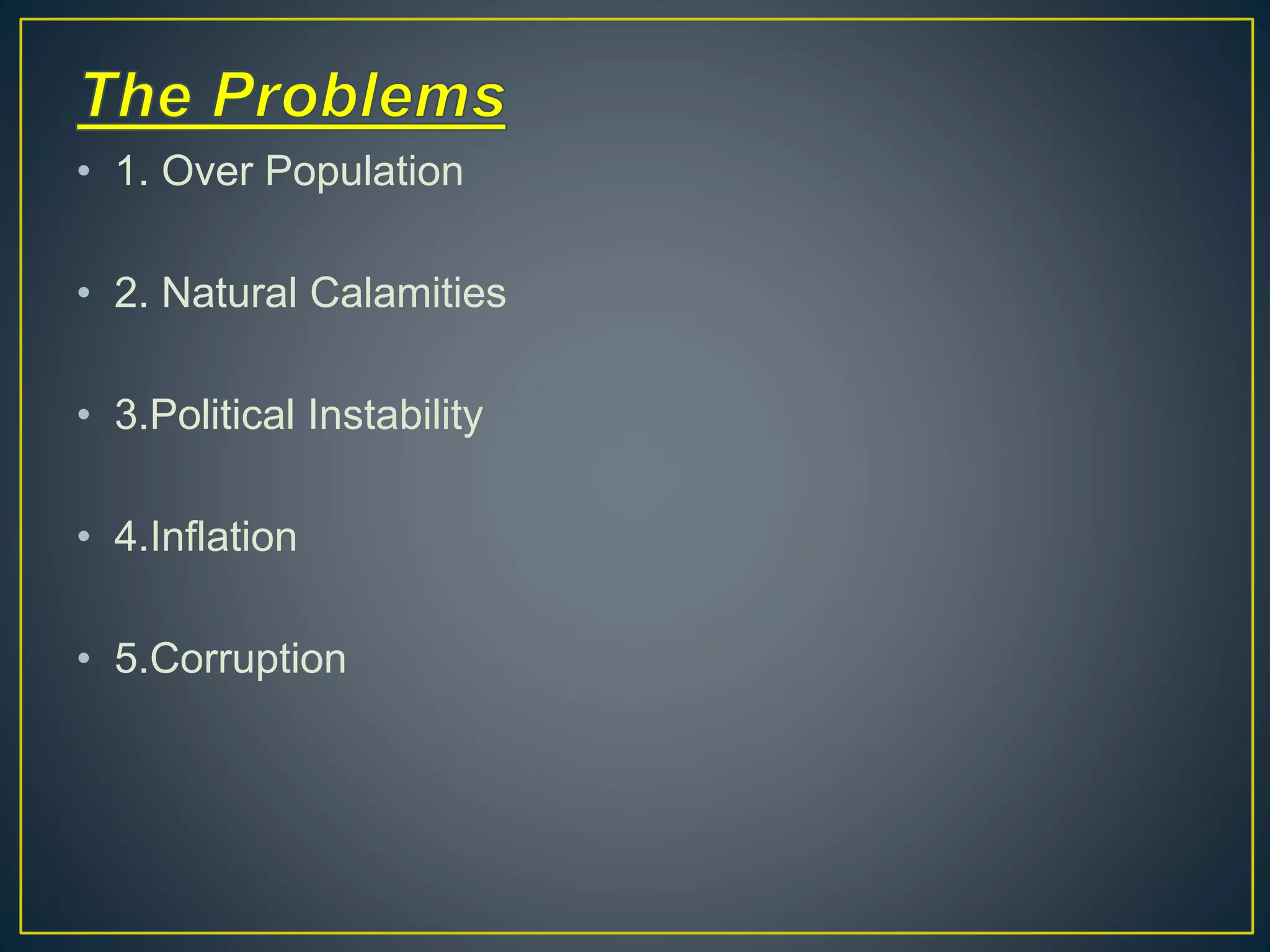 Problems of economic growth and development in bangladesh | PPTX