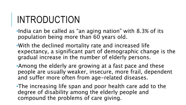 Problems of elderly | PPTX | Heart and Cardiovascular Diseases ...