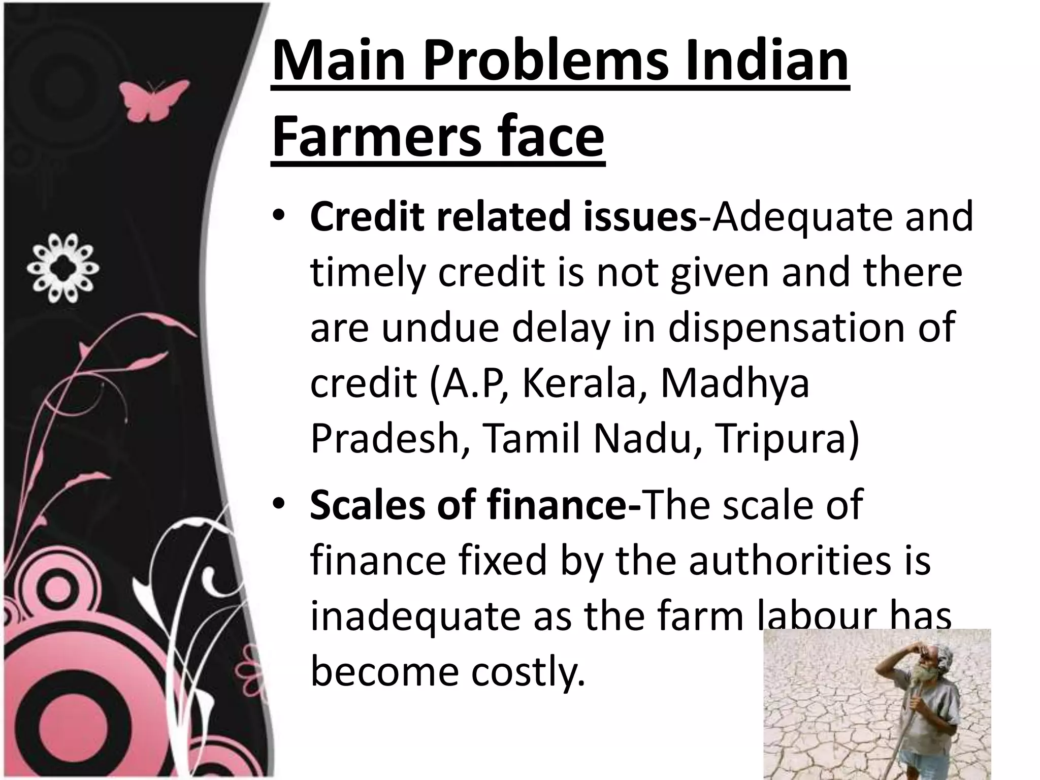 Problems of farmers in india | PPTX
