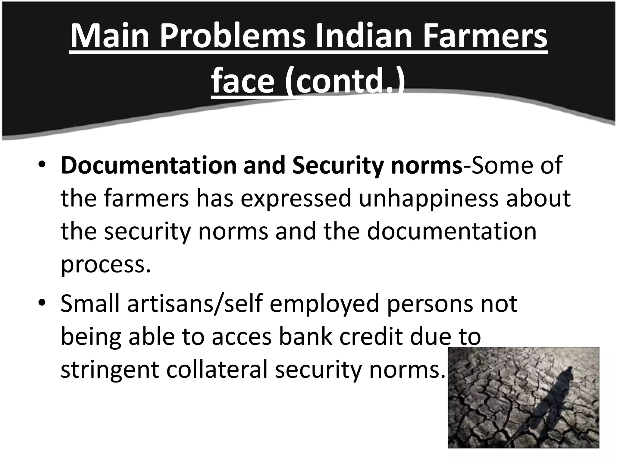 Problems of farmers in india | PPTX
