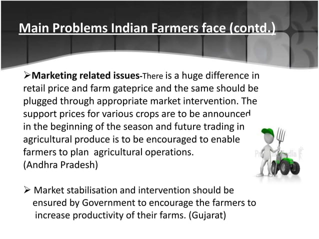 Problems of farmers in india | PPTX