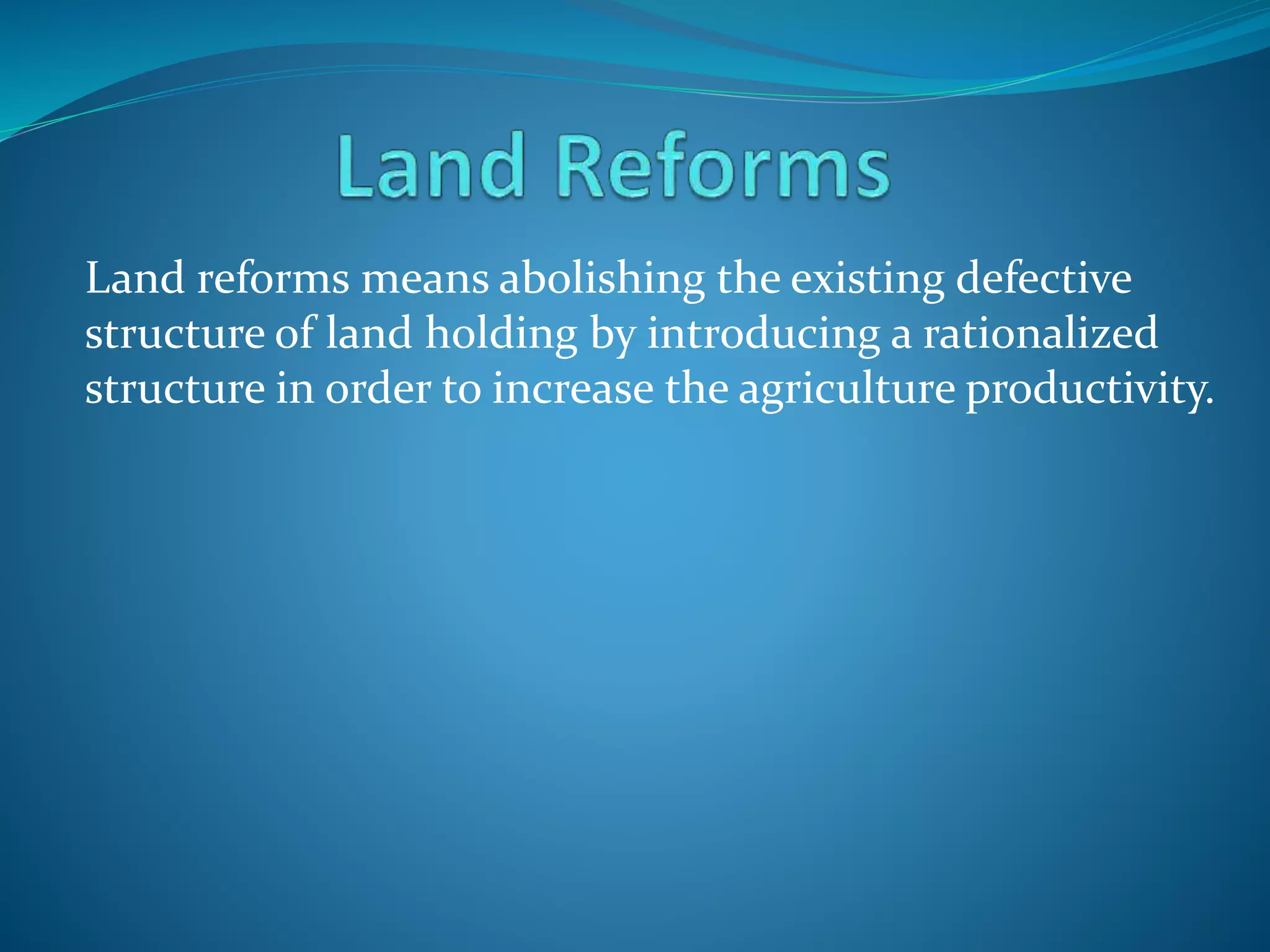 Problems of indian agriculture | PPTX