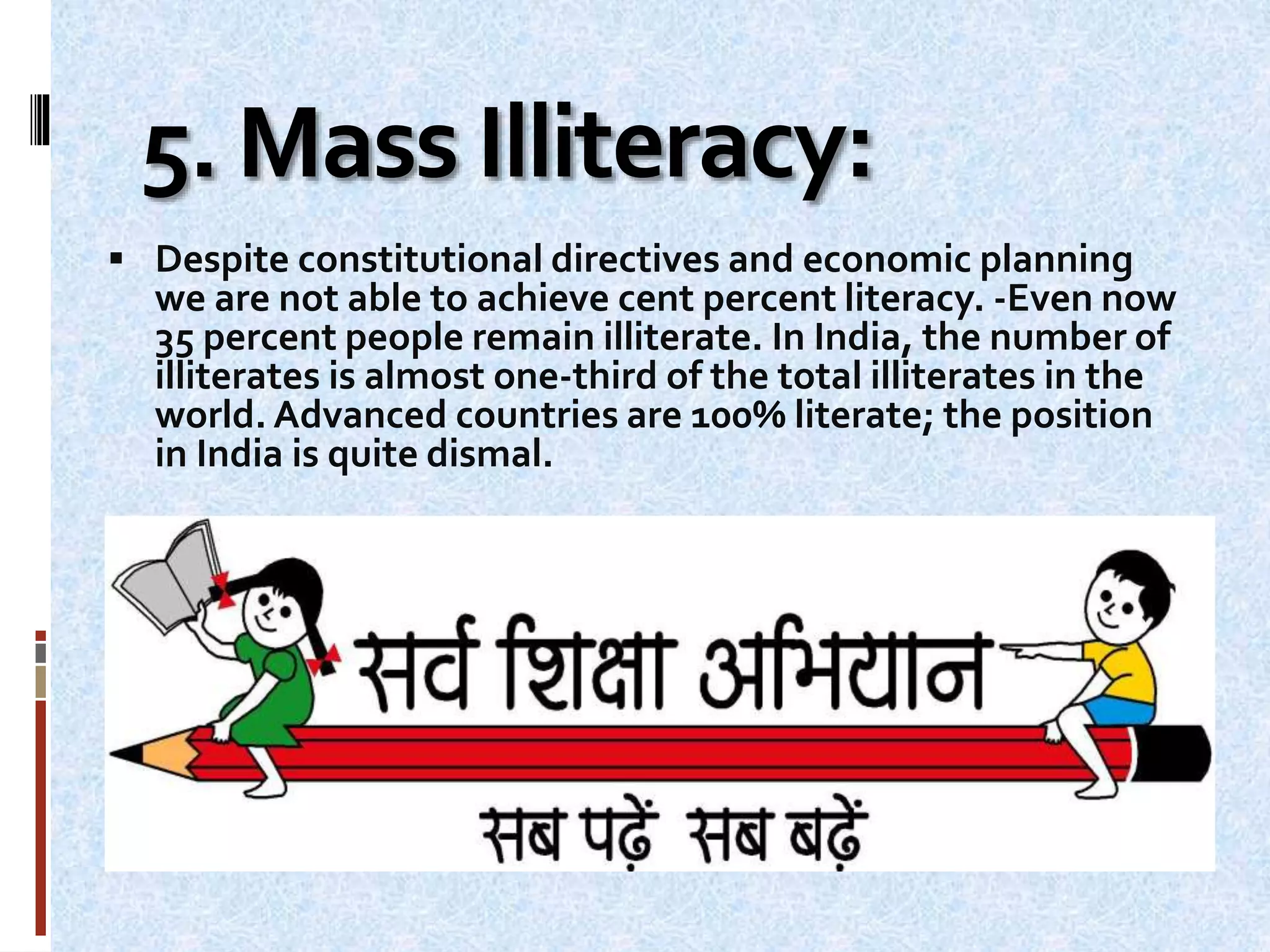 PROBLEMS OF INDIAN EDUCATION | PPTX