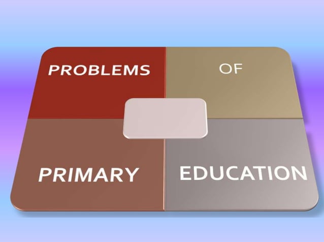 PROBLEMS OF INDIAN EDUCATION | PPTX | Education industry | Industries