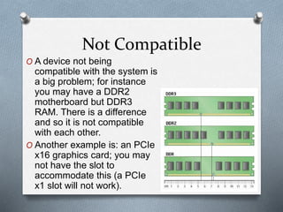 Problems of installation of hardware | PPTX
