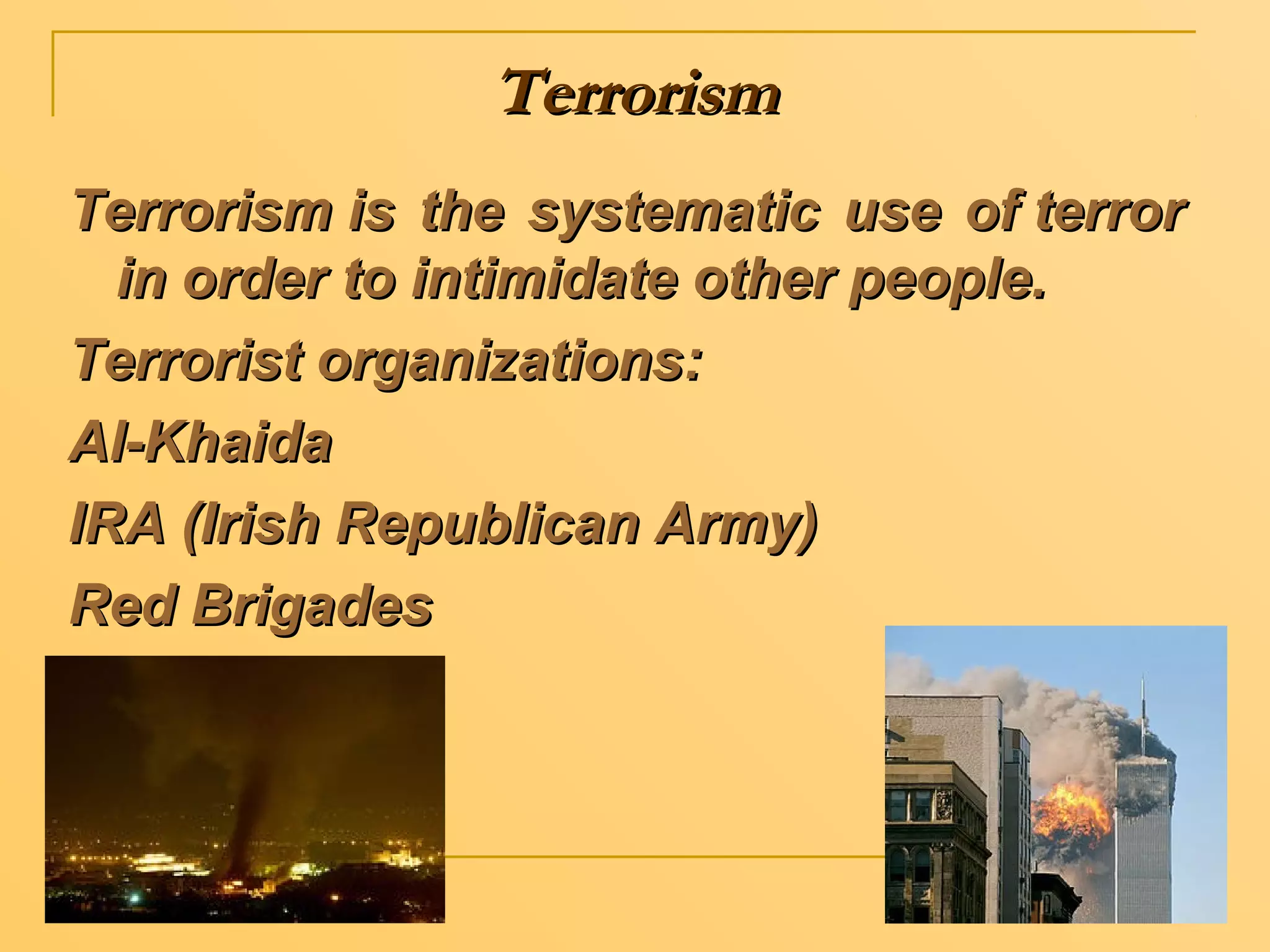 Problems of modern world | PPT