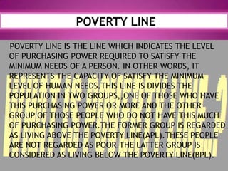 Problem of poverty | PPTX
