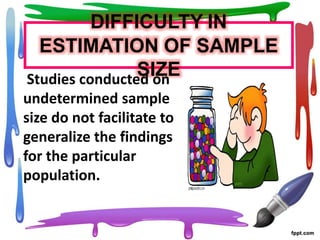 Problems of sampling | PPTX