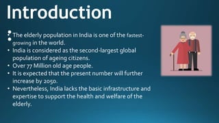 Problems of senior citizens | PPTX