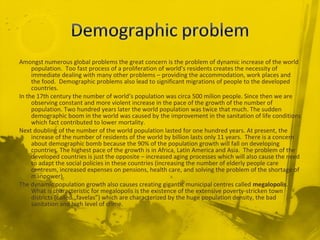 Problems of the modern world by Team4 | PPT