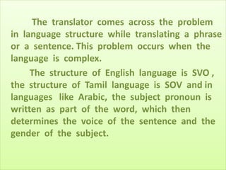 Problems of Translation | PPTX