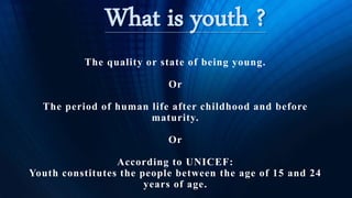 Problems of youth and their solutions | PPTX