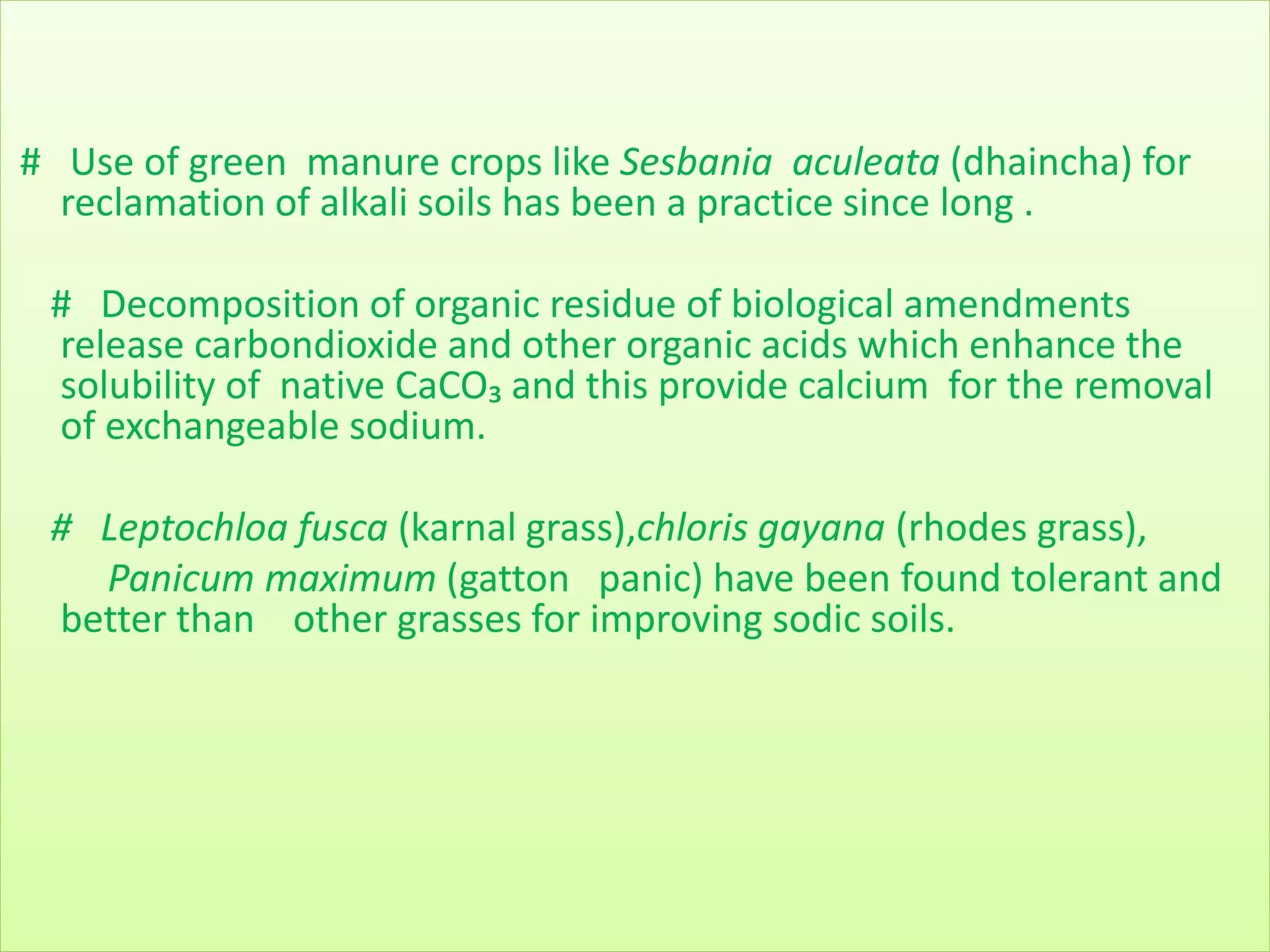 Problem soil management | PPTX