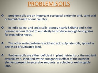 Problem soil management | PPTX