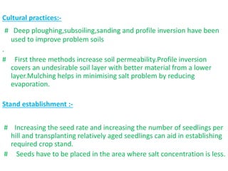 Problem soil management | PPTX