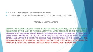 PROBLEM SOLUTION PARAGRAPAH ENGLISH LEVE | PPT
