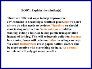 Problem Solution Essay | PPTX