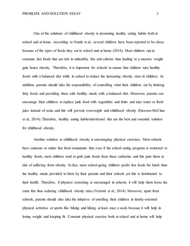 Problem solution essay | PDF