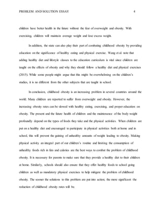 Problem solution essay | PDF