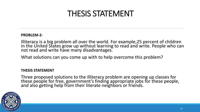 Problem Solution Essay PPT-1.pptx | Homework and Study | Education