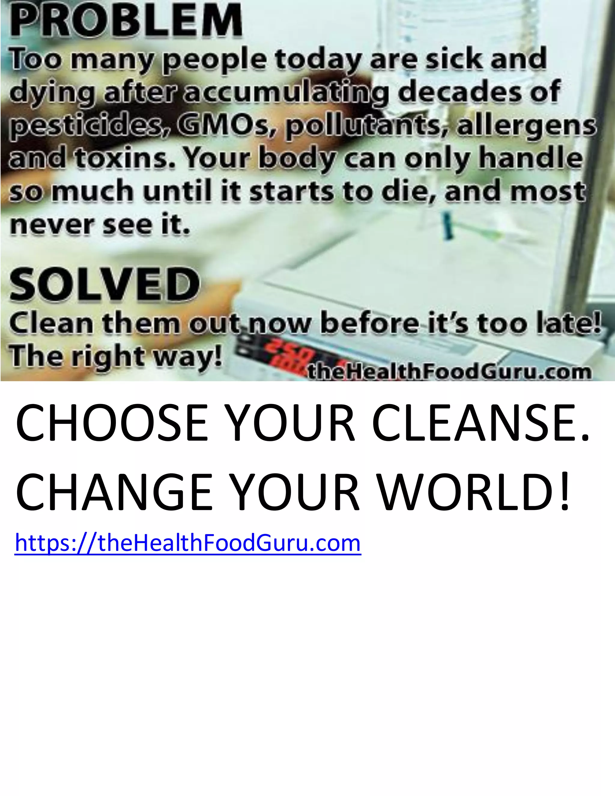 CHOOSE YOUR CLEANSE | PDF