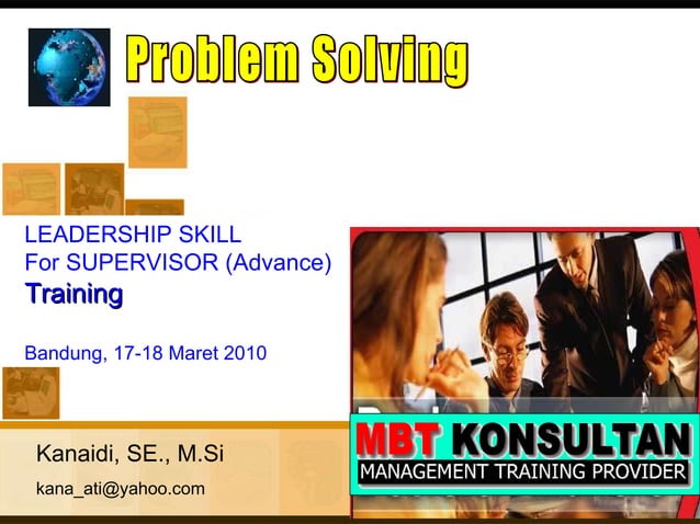 Problem Solving TRAINING | PPT | Careers