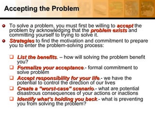 Problem Solving TRAINING | PPT