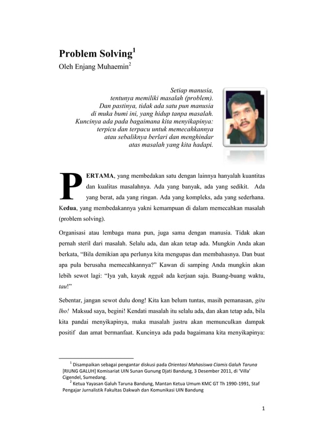 Problem Solving | DOCX